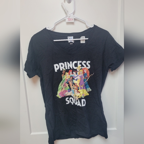Disney | Tops | Disney Princess Squad Kids Tshirt Black | Poshmark